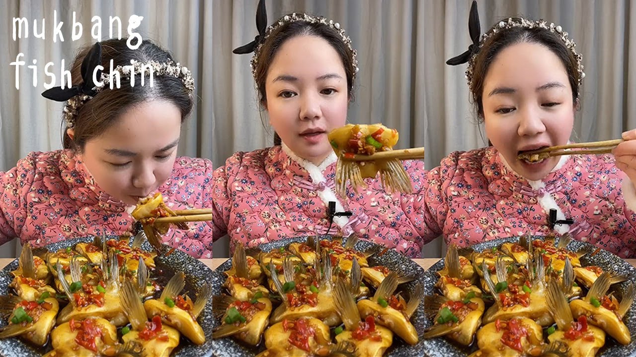ASMR | Fish Fat Oil Mukbang | CHINESE FOOD EATING SHOW | 생선찜 먹방 | 鱼肥油吃播 ...