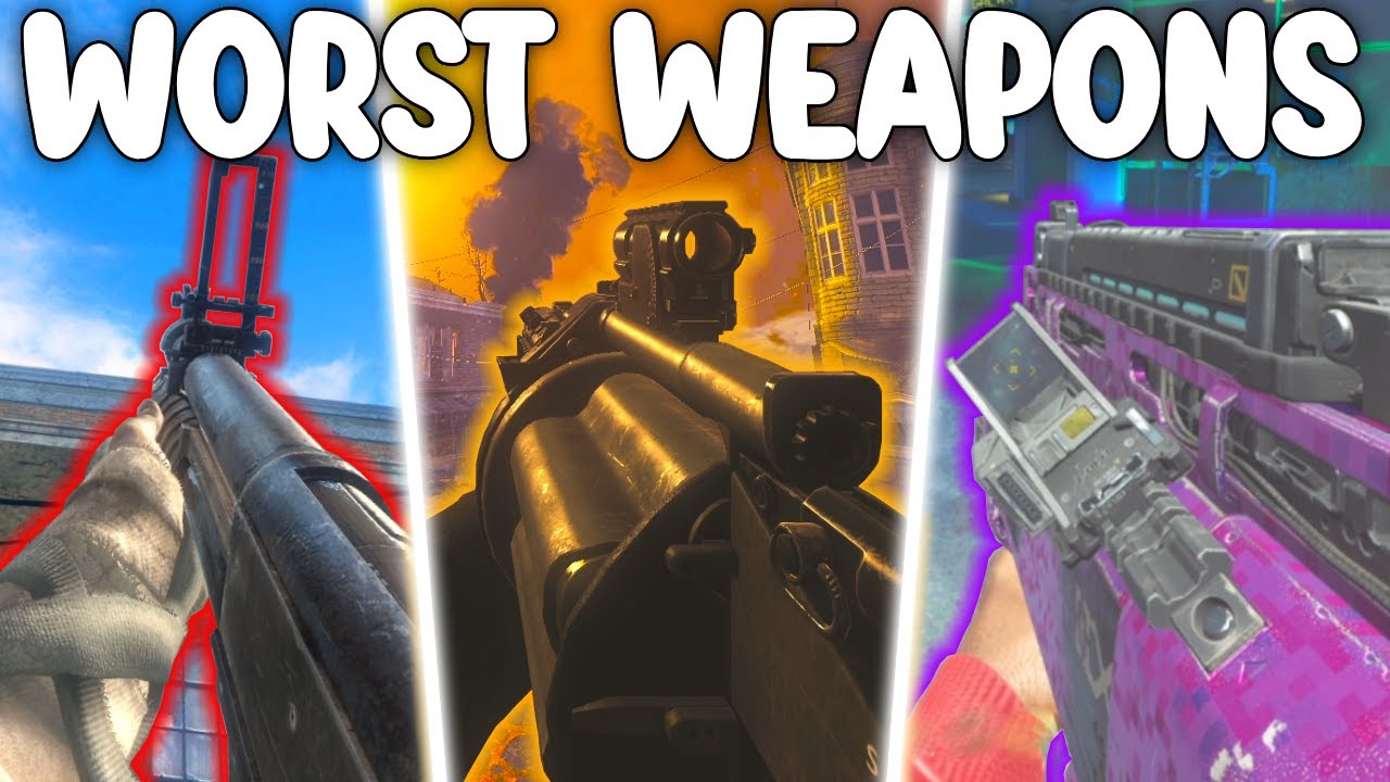 The WORST WEAPON on Every Cod Zombies Game - YouTube
