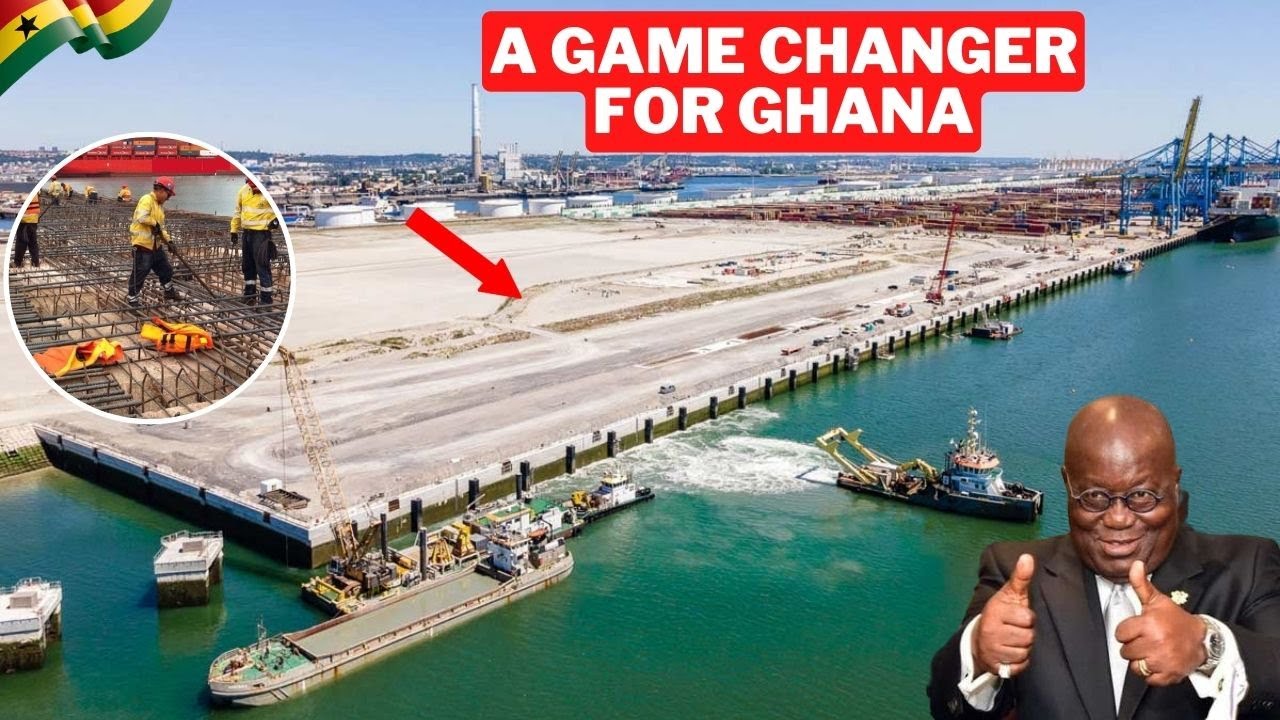 Ghana’s first inland marine port at Savannah Region - YouTube