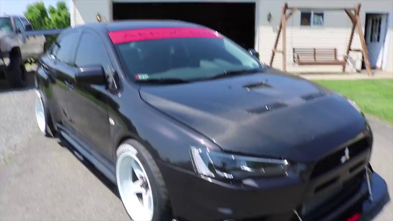 Installing Evo x Aeroflow Dynamics v2 Sideskirts! - YouTube
