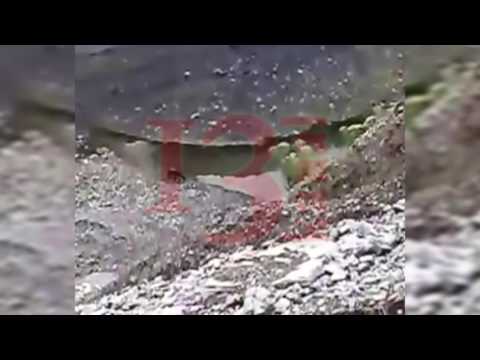 Şəkidə sel daşqını   VİDEO