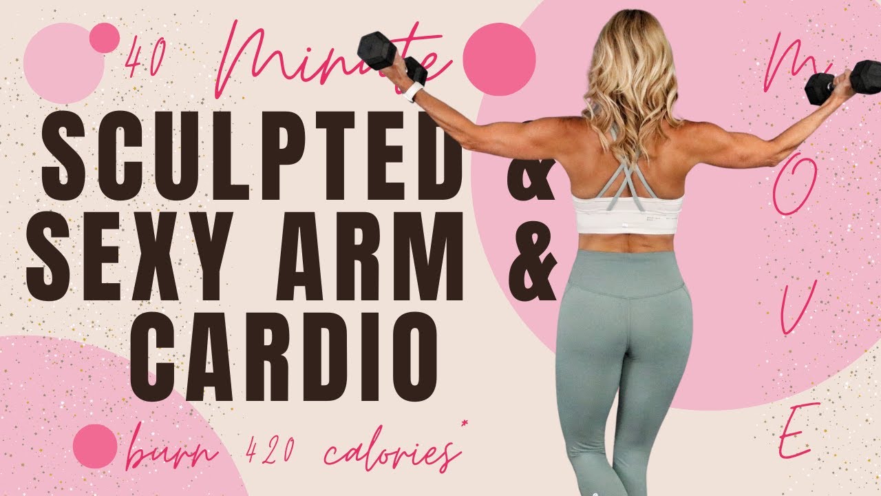 40 Minute Sexy & Sculpted ARM & LOW IMPACT CARDIO WORKOUT | High Reps ...