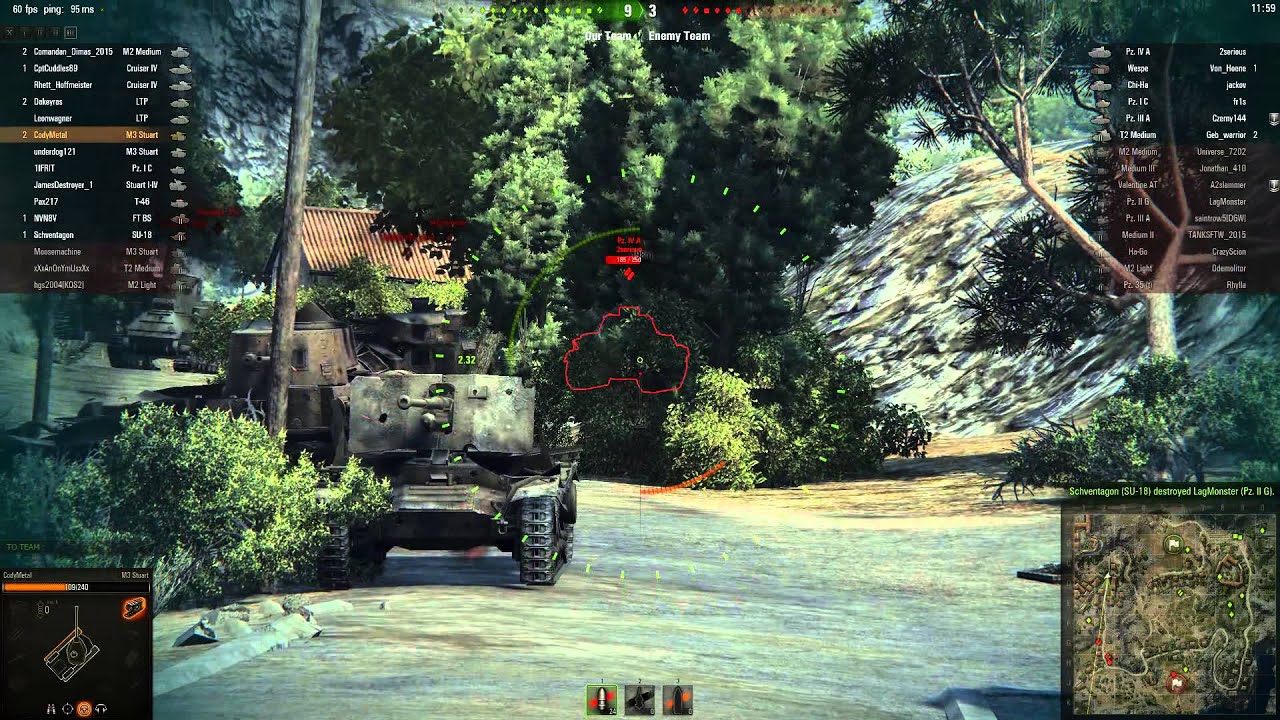 World of Tanks Light Tank Gameplay - YouTube