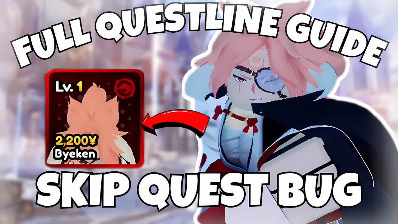 FASTEST Way to Get Byeken in Anime Vanguards Update 6! (Full Questline ...