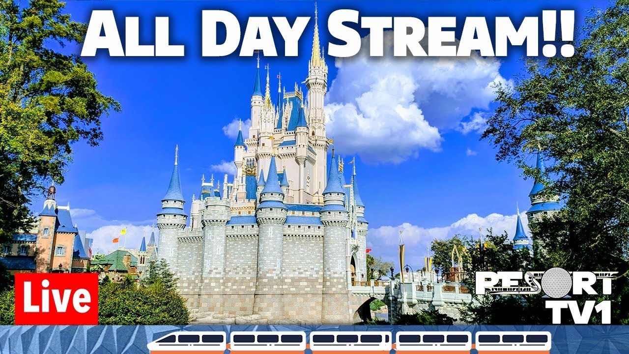 🔴Live: Disney's Magic Kingdom ALL DAY Live Stream Real Part 2 1080p ...