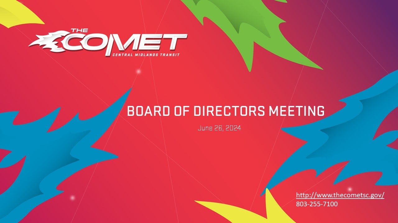6 26 2024 The COMET Board Meeting YouTube - YouTube