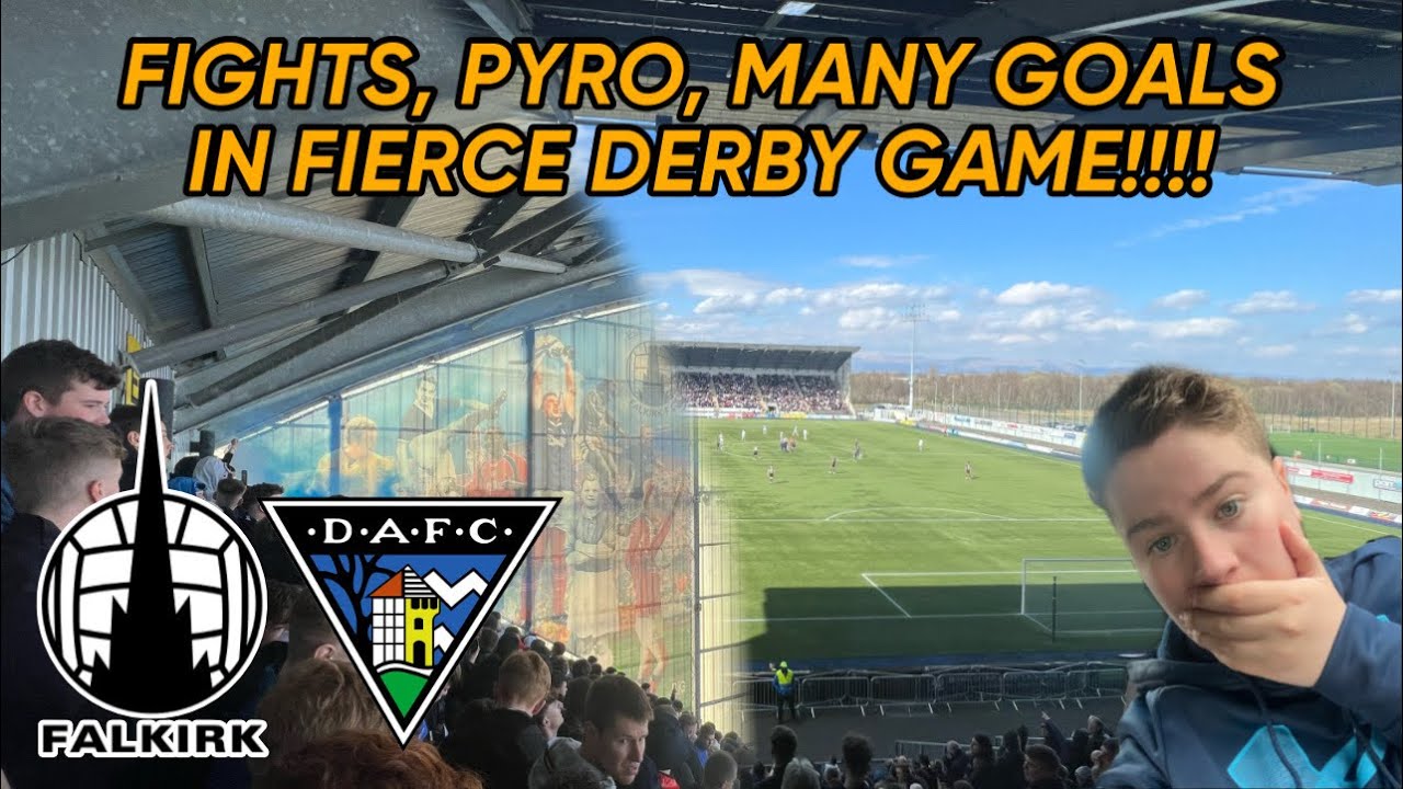 Fights. Pyro. Madness in the Kincardine Derby!!! - Falkirk v ...
