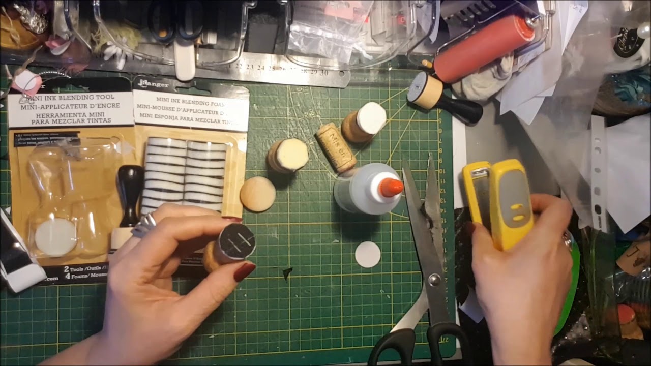 tuto mini applicateur d'encre maison - YouTube