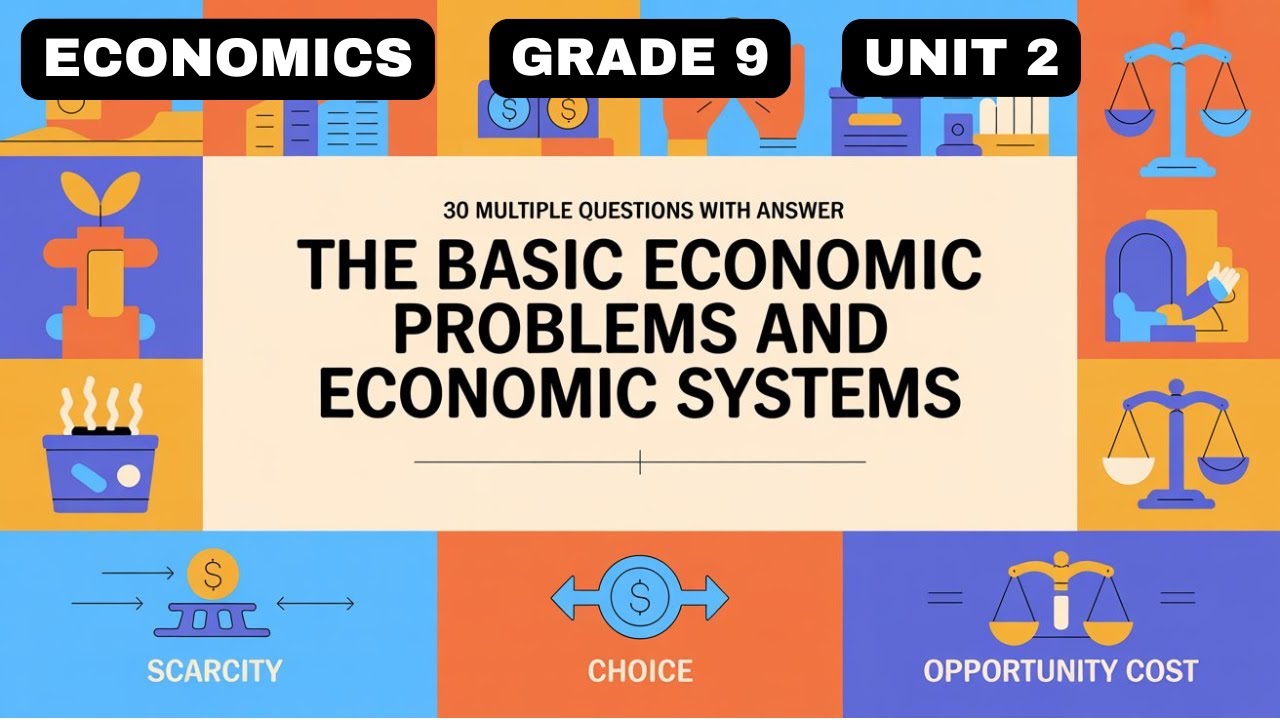 ECONOMICS |GRADE 9 |UNIT 2 | BASIC ECONOMIC PROBLEMS & ECONOMIC SYSTEMS ...