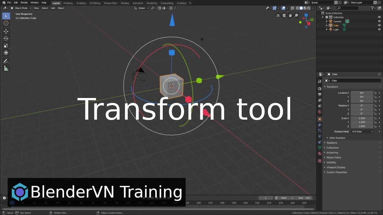 Transform tool - YouTube
