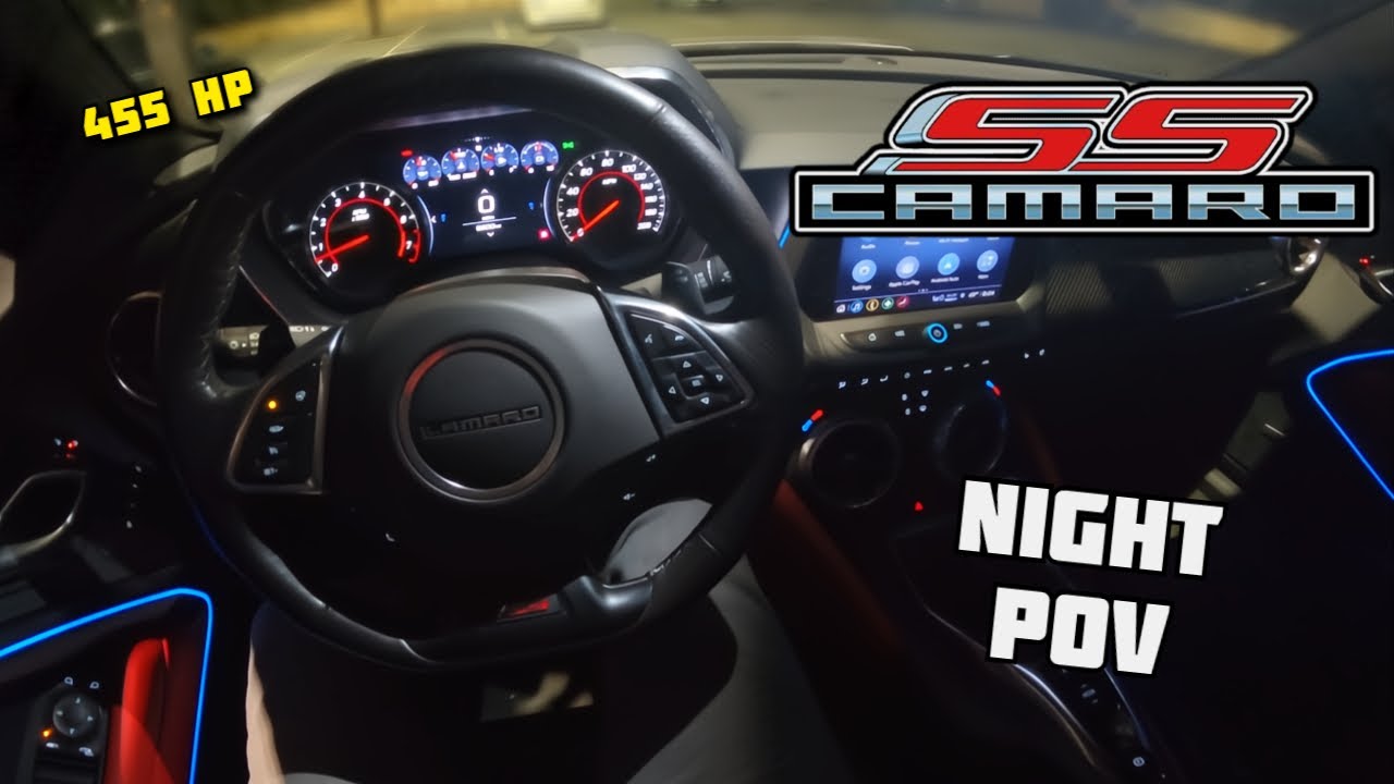 Camaro SS Night POV Drive — 455HP Late Night Cruise - YouTube
