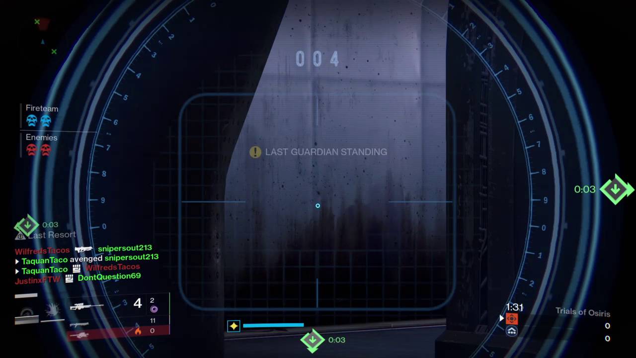 Destiny Sniper skip round of the wall headshot in Trials clutch - YouTube