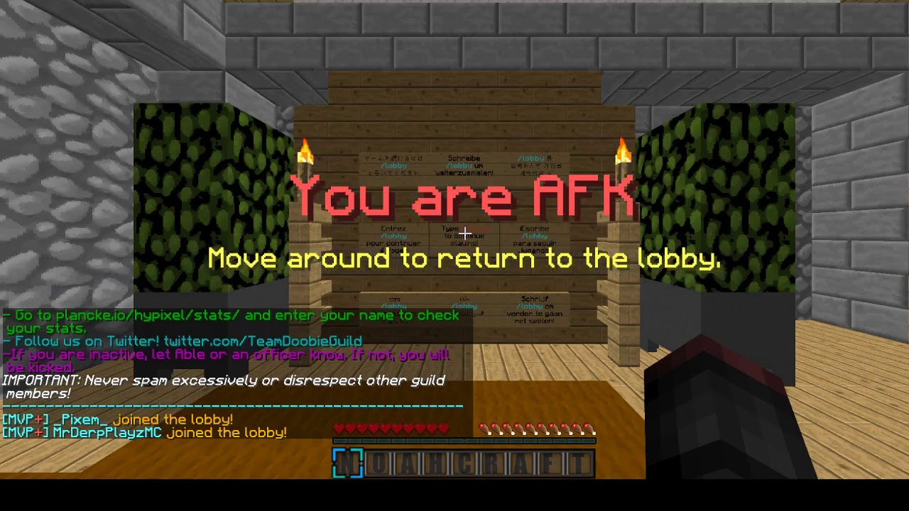Stuck in Hypixel Lobby - YouTube