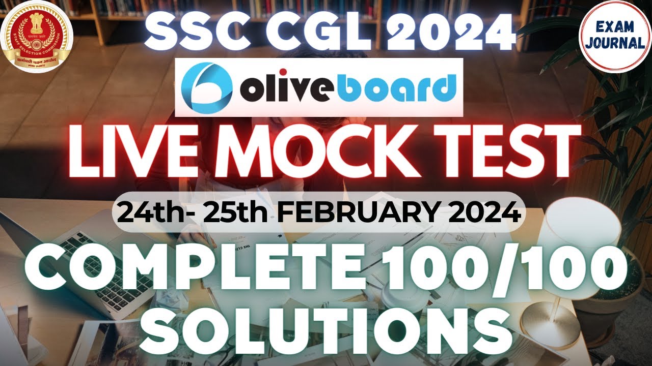 Oliveboard Live Mock Test SSC CGL 2024 Analysis | 24th-25h Feb Complete ...