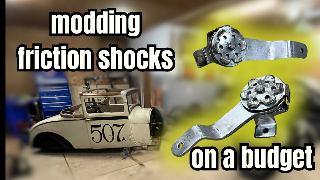 1929 model a ford rear shock upgrades. Using only scrap!! #diy #hotrod ...