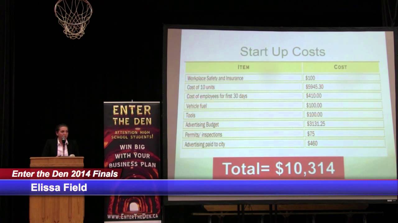 Elissa Field Enter the Den 2014 Finals - YouTube