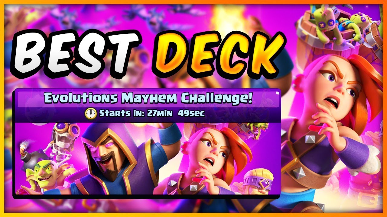 BEST DECK for EVOLUTIONS MAYHEM CHALLENGE! - YouTube