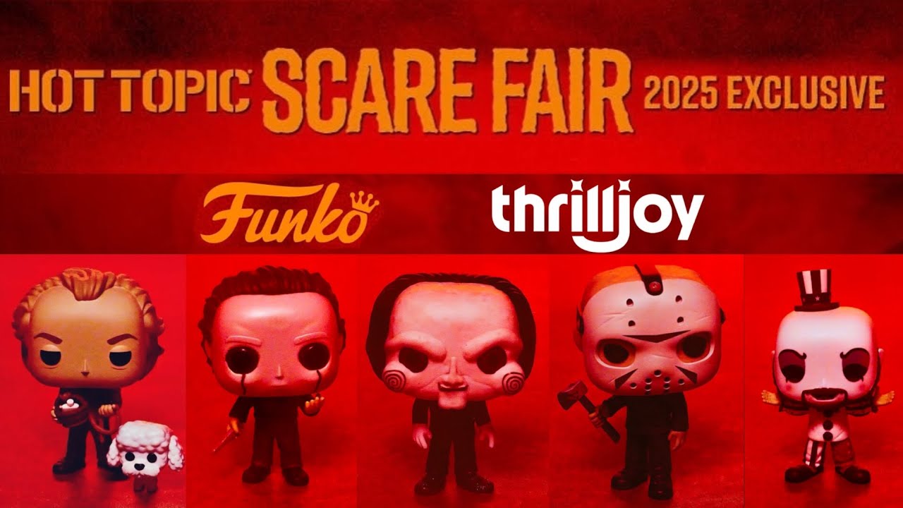 Hot Topic Scare Fair 2025 Exclusives! Exclusive Horror Funko Pops and ...