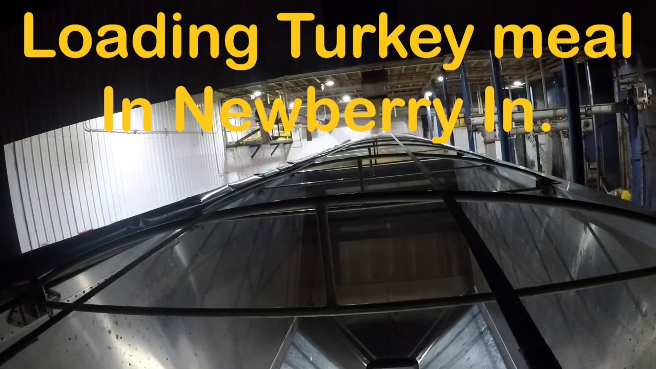 Loading turkey meal at Darpro,Newberry Indiana - YouTube