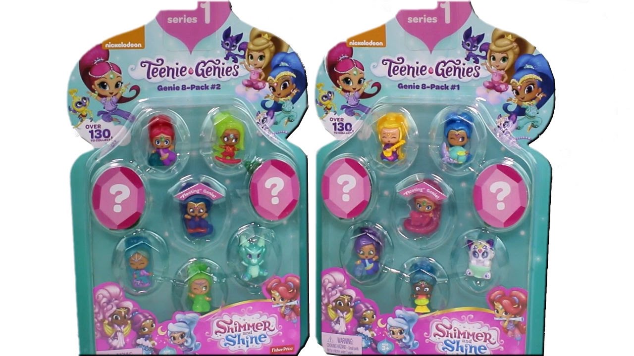 Nickelodeon Shimmer and Shine Teenie Genies Genie 8 Pack 1 and 2 ...