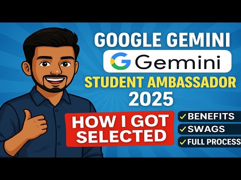 Google Gemini Student Ambassador 2025 | How I Got Selected + Benefits, Swags & Full Process! # ...