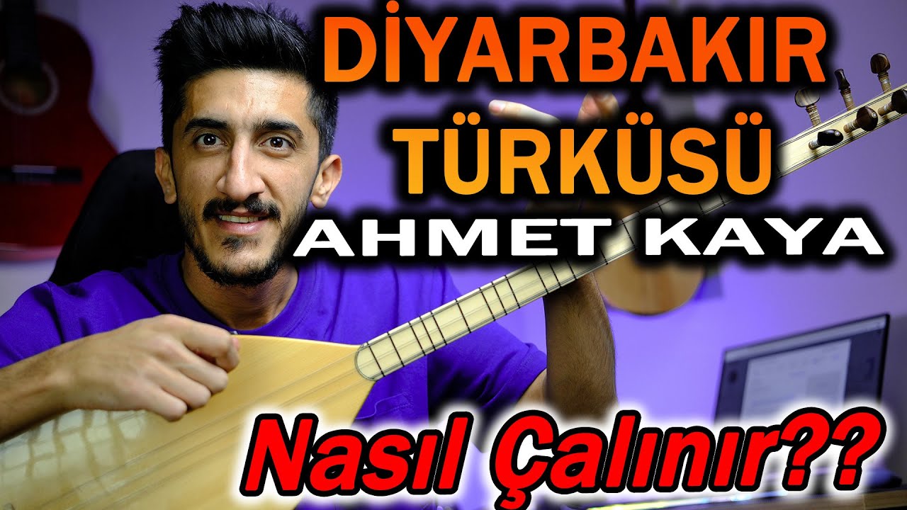 DİYARBAKIR TÜRKÜSÜ SOLFEJ SAZ NOTALARI | AHMET KAYA Diyarbakır Türküsü ...