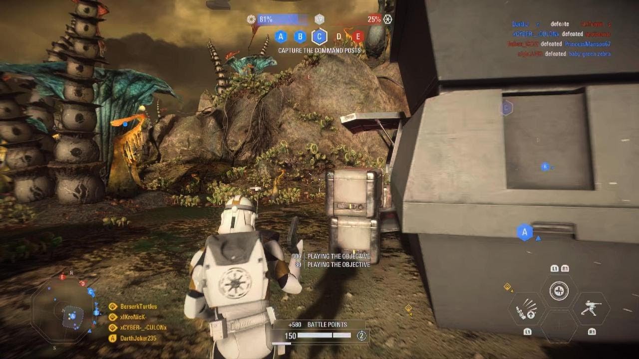 STAR WARS Battlefront II turret decoy - YouTube