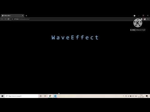 Create a Wavy effect || By using HTML and CSS - YouTube