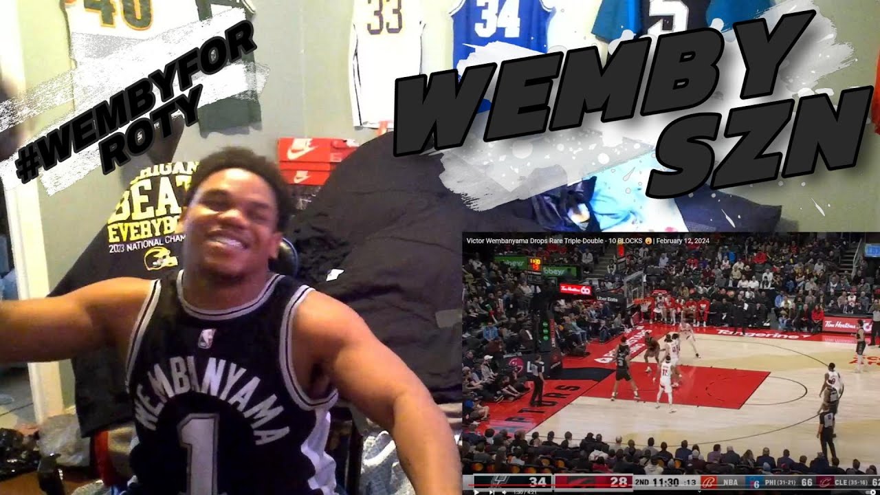 Wemby Dominates The Raptors! Victor Wembanyamas INSANE Triple Double ...