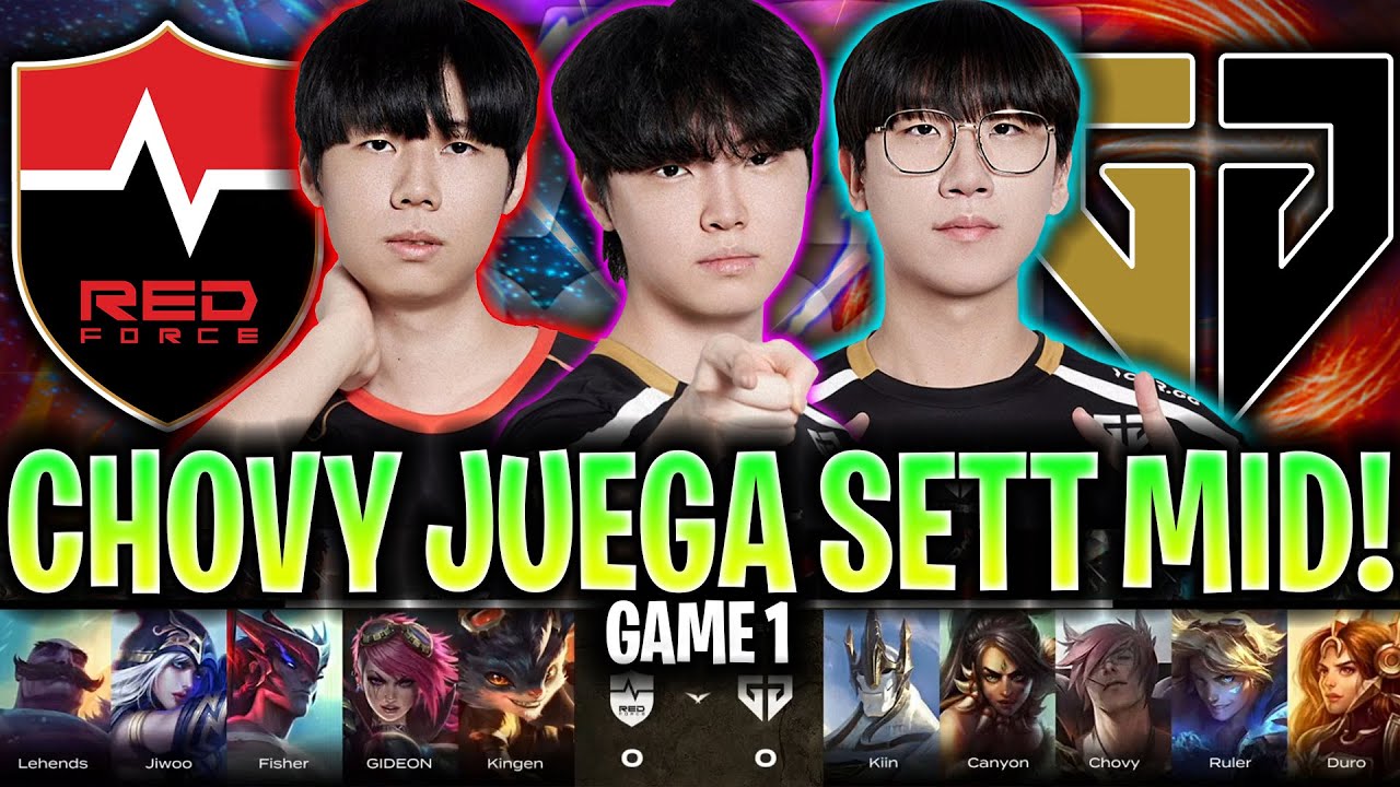 CHOVY JUEGA SU SETT MID EN LA LOCURA DE PARTIDA!😱 | NS vs GEN Game 1 LCK Cup 2025 CASTEO EN ...