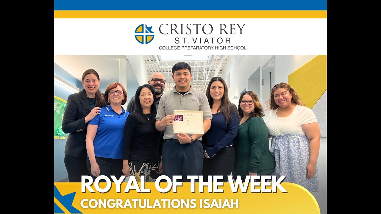 Cristo Rey St. Viator | Congratulations to Isaiah for being named Royal ...