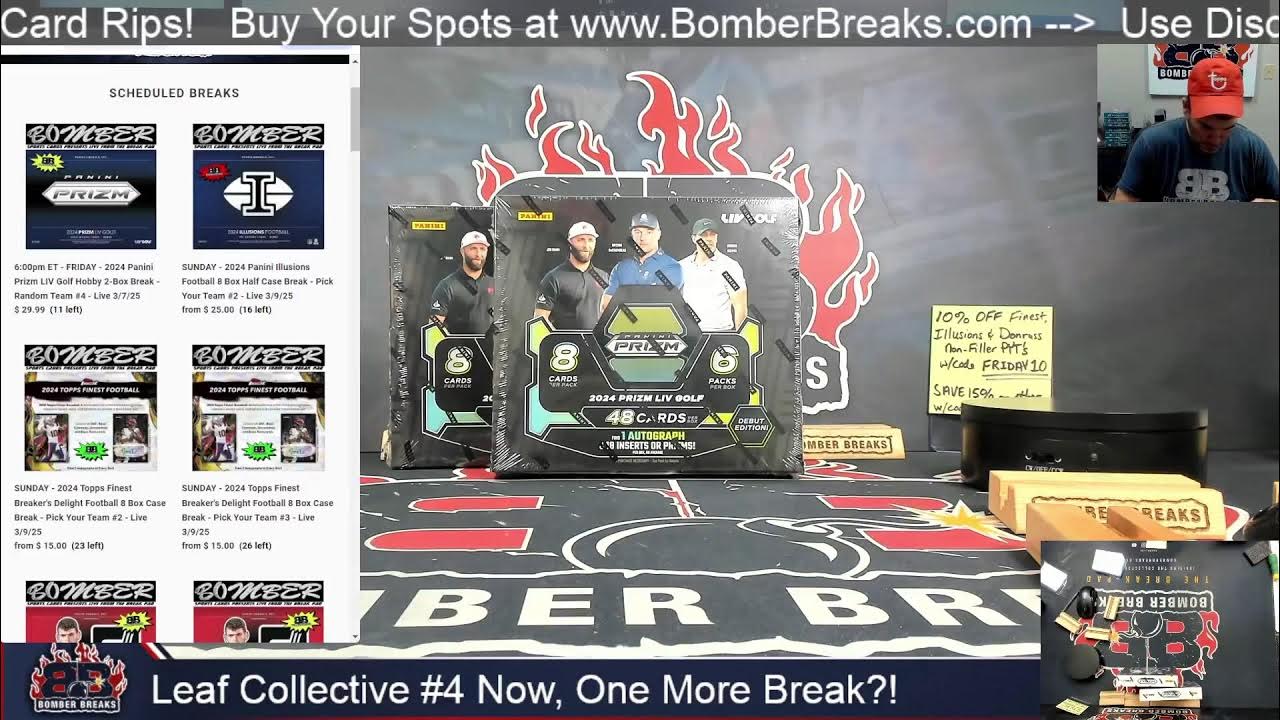Welcome to BomberBreaks Sports Card Live Box & Case Breaks Save Up To 15%! - YouTube