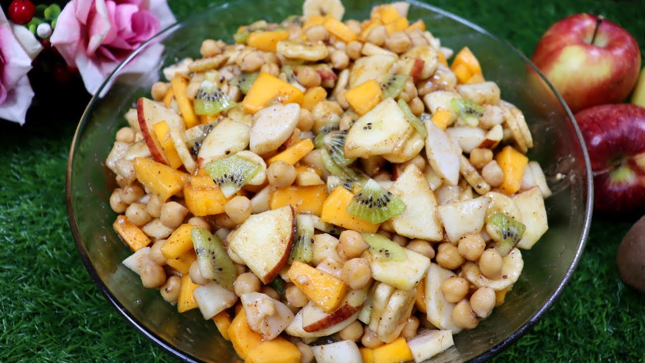 This is the Most Tastiest Chaat Recipe Chana Fruit Chaat Recipe By ...