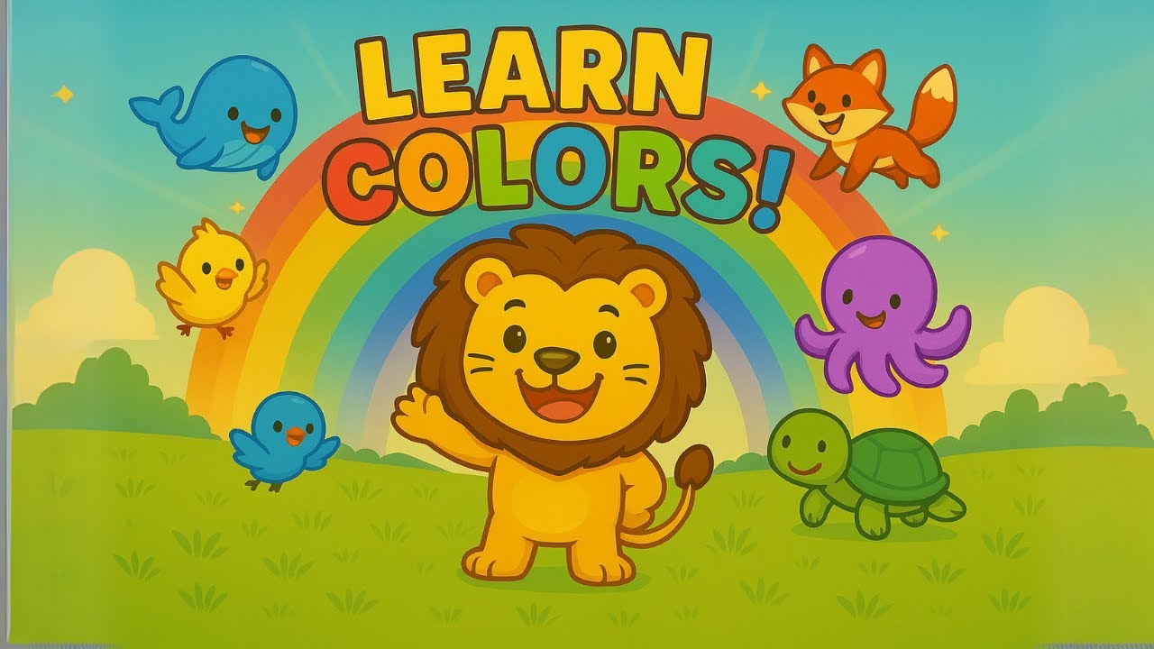 Learn Colors with Animals | Fun Kids Song - YouTube