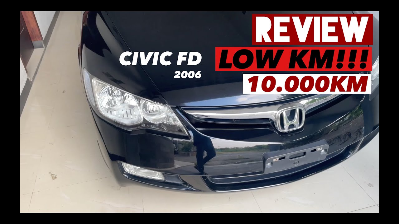 REVIEW CIVIC BATMAN FD 1 MANUAL LOW KM!!! RARE ANTIK !!! KILOMETER BARU ...
