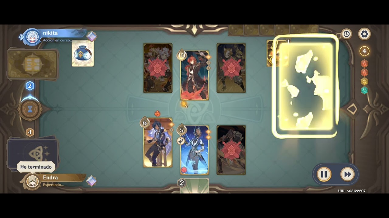 Comeback with Kaeya in Genshin TCG - YouTube