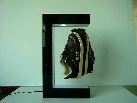 COGIDEA Magnetic floating Shoe display, COG-07 - YouTube