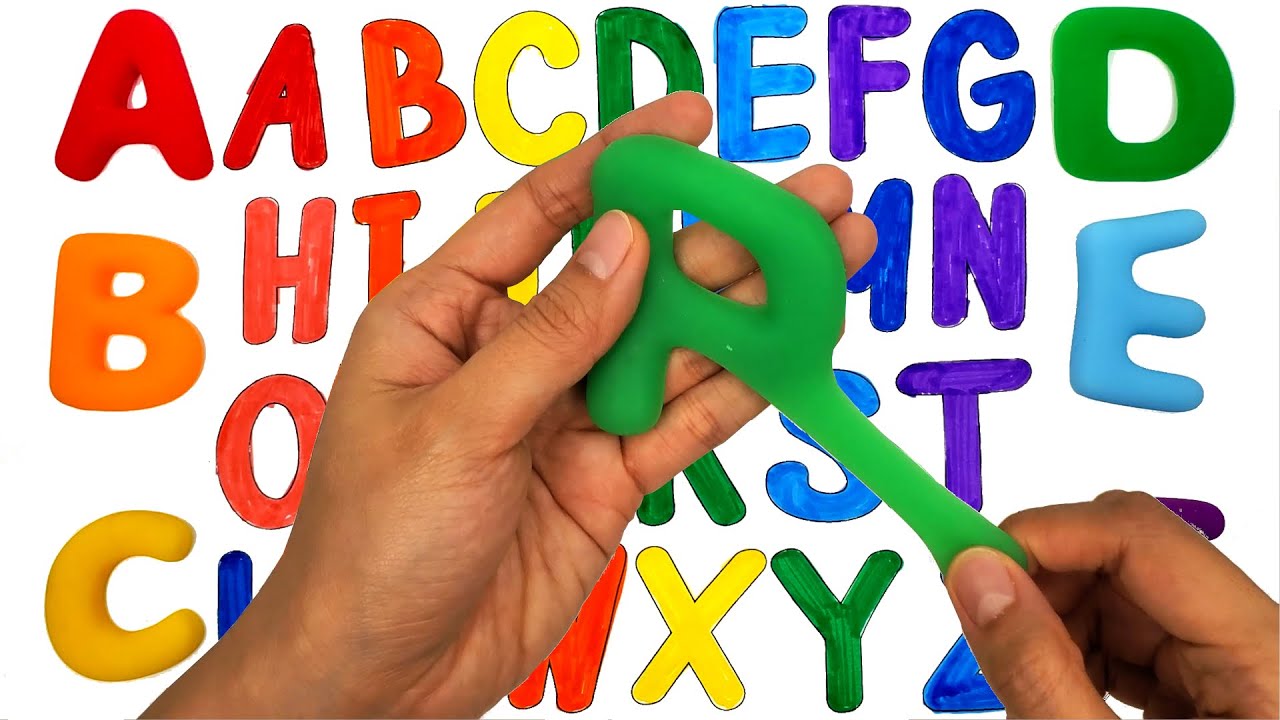 ABC Phonics Color Alphabet Stretching Letters Fun Learning Words ...