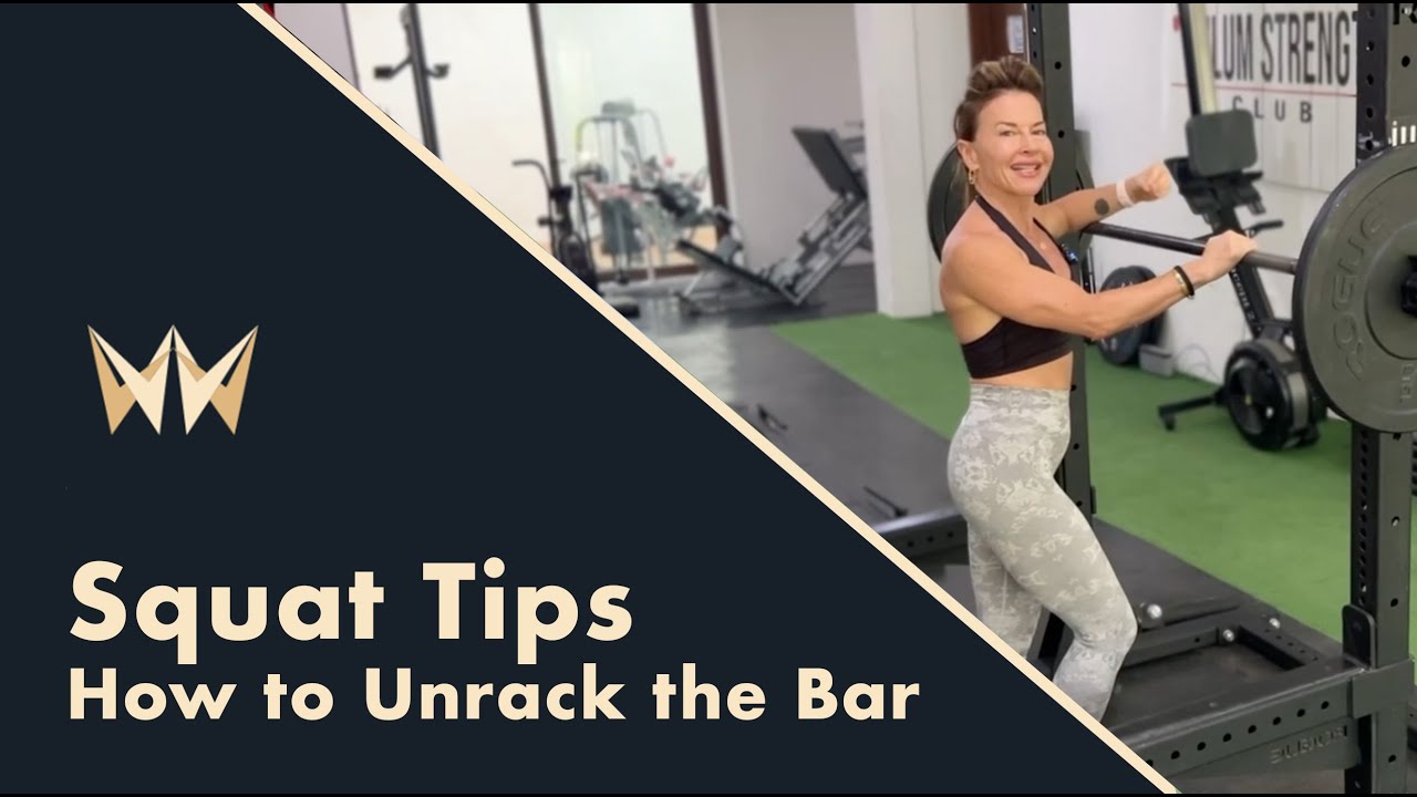 How to Unrack the Bar for a Squat - YouTube