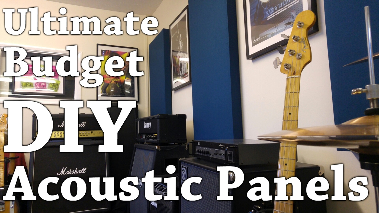 Ultimate Budget DIY Acoustic Panels (How To Make) - with JT Guitar ...