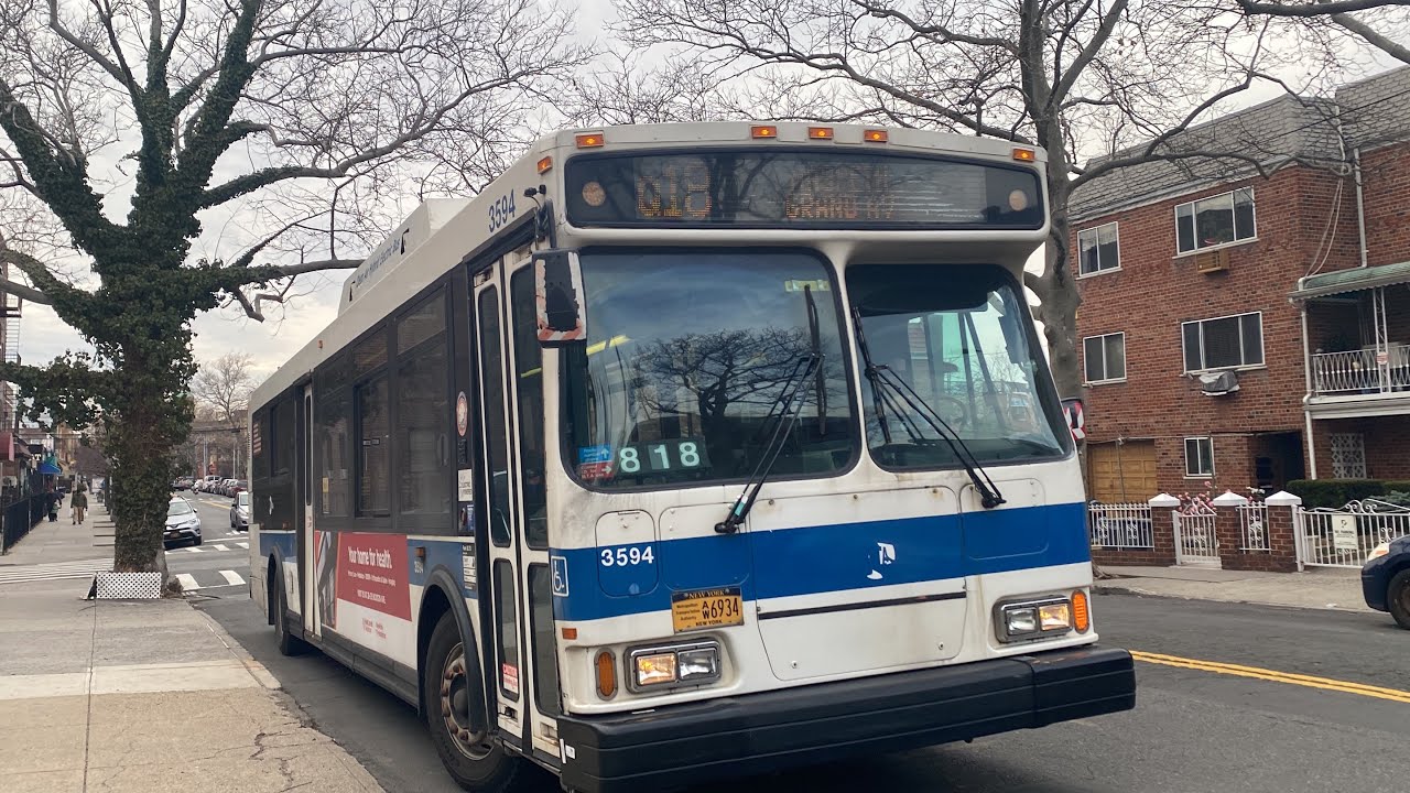 MTA Bus: Orion VII Old Gen Hybrid #3594 from 2nd Street & 27th Avenue ...