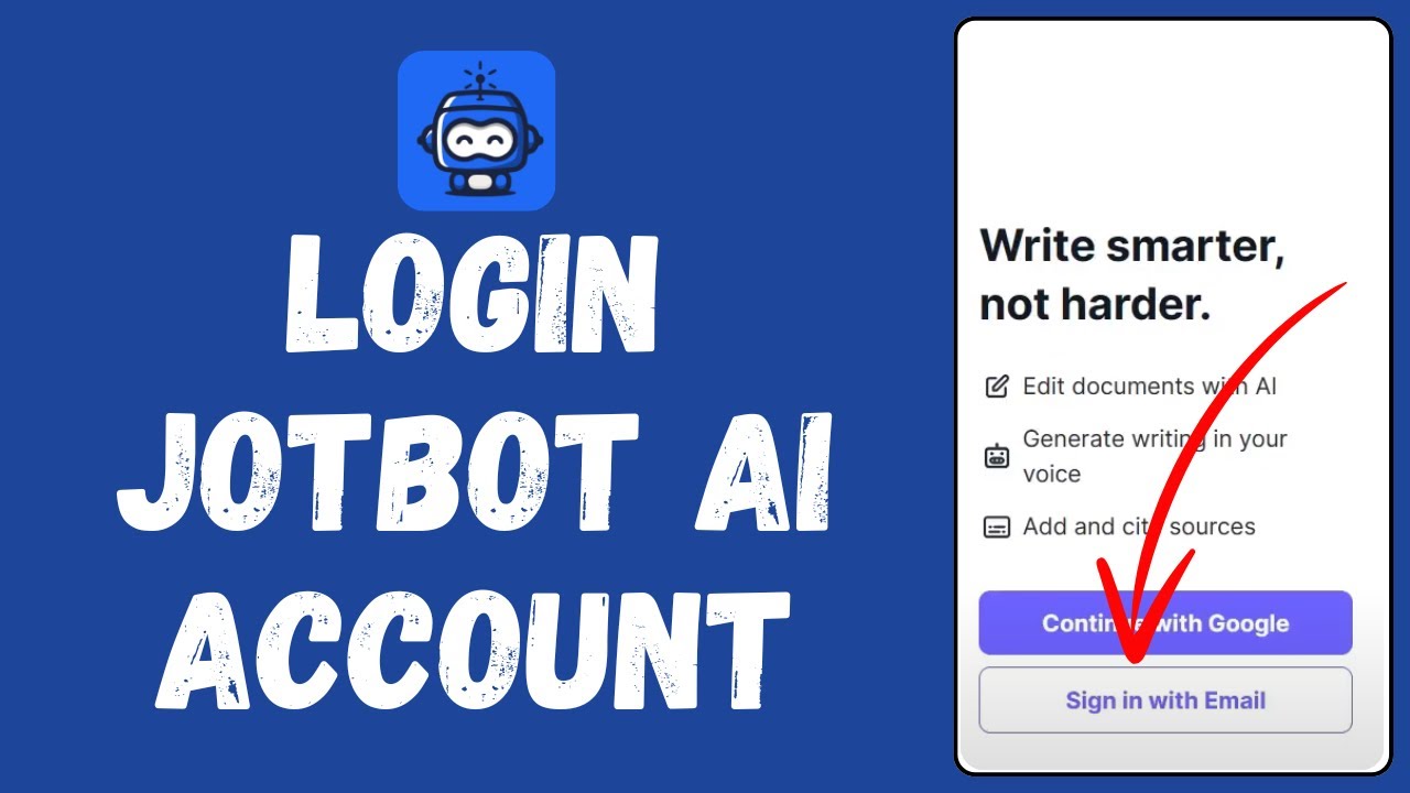How to Login to Jotbot AI Account (2024) | Sign In to Jotbot AI Account ...