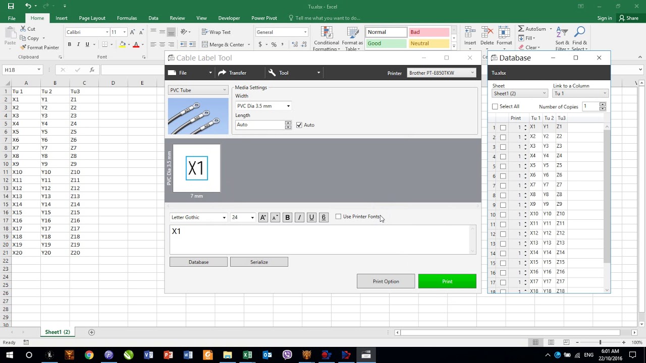 In ong bang Excel - YouTube