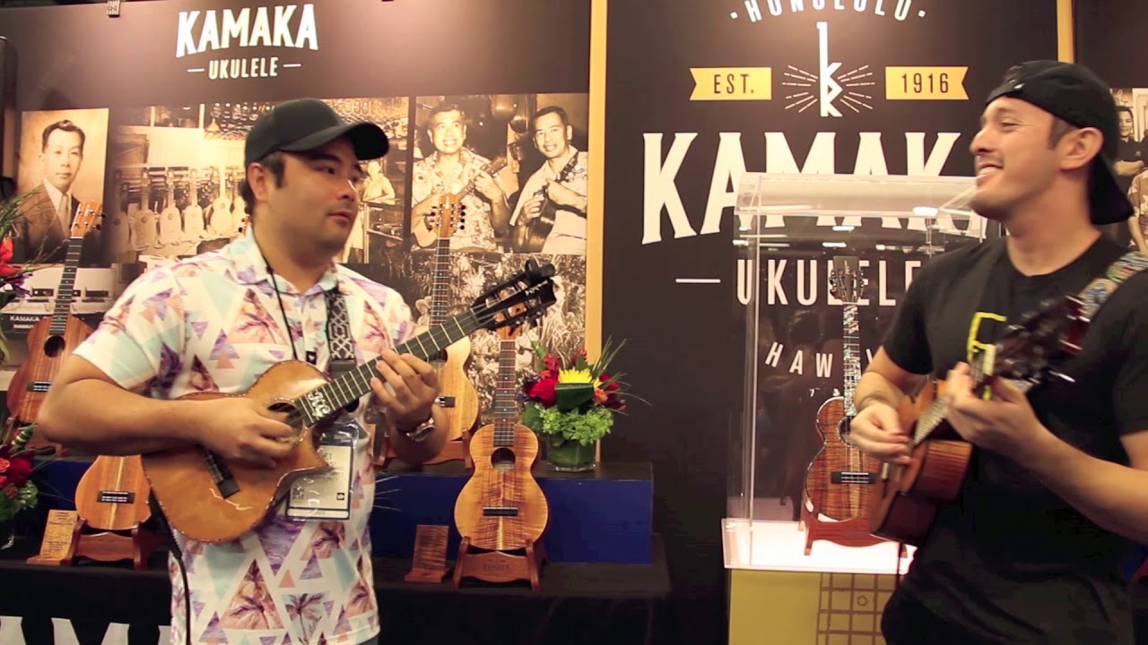 KAMAKA `UKULELE: Kalei Gamiao & Andrew Molina @ NAMM 2020 - YouTube
