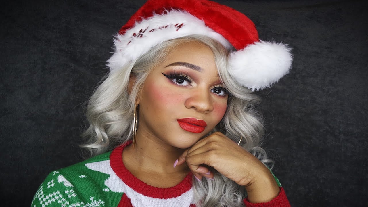 MRS CLAUS TRANSFORMATION!! | MAKEUP TUTORIAL - YouTube