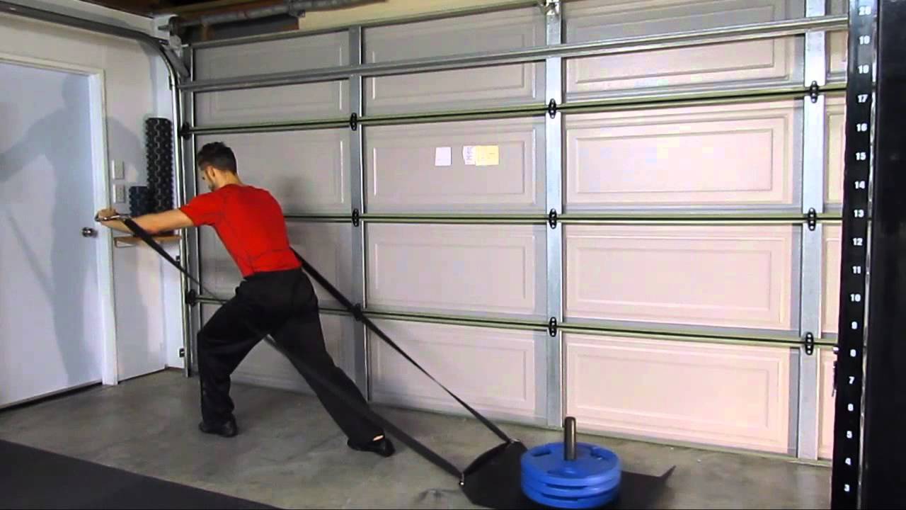 Incline Press with Sled - YouTube