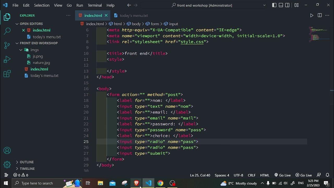 GDSC IKU | Front-end workshop: Get started with HTML Forms - YouTube