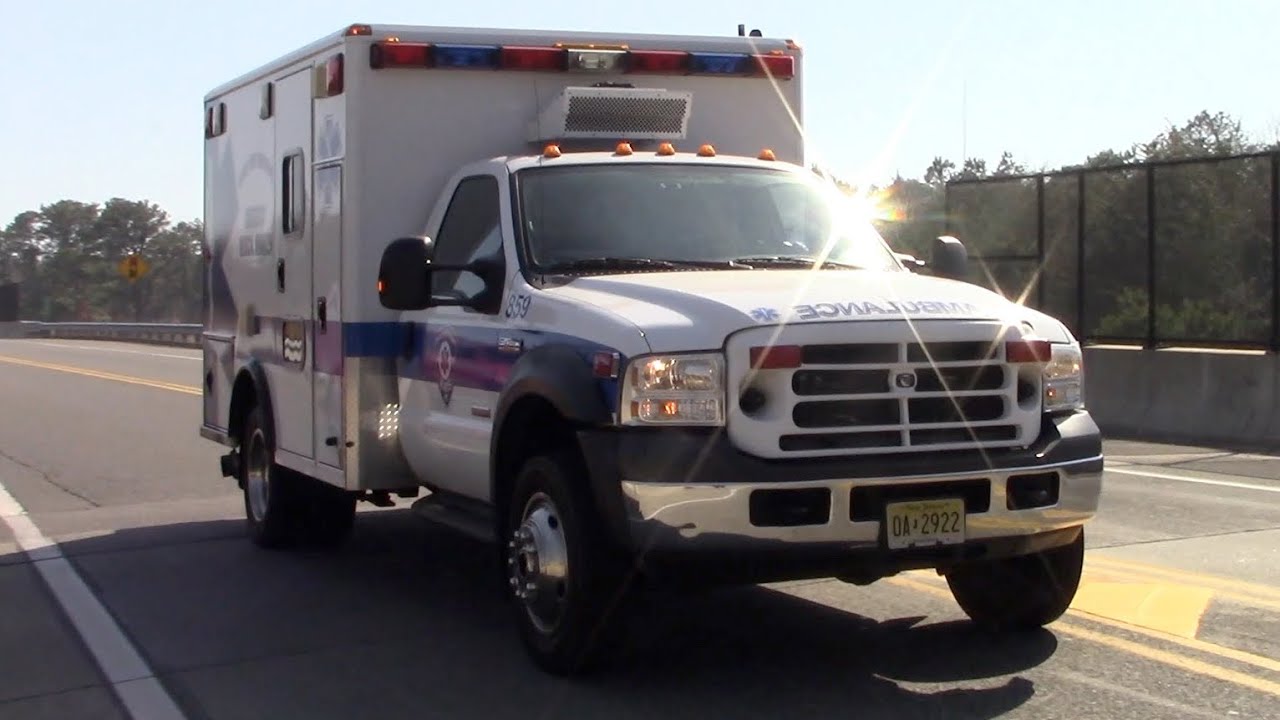 Great Bay Regional EMS Ambulance 859 Responding 3-7-23 - YouTube