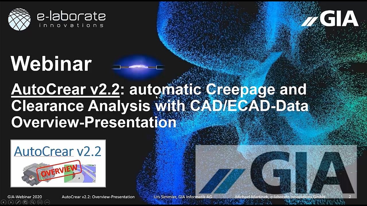 GIA Webinar EN AutoCrear v2 2. Creepage and Clearance Analysis with CAD ...