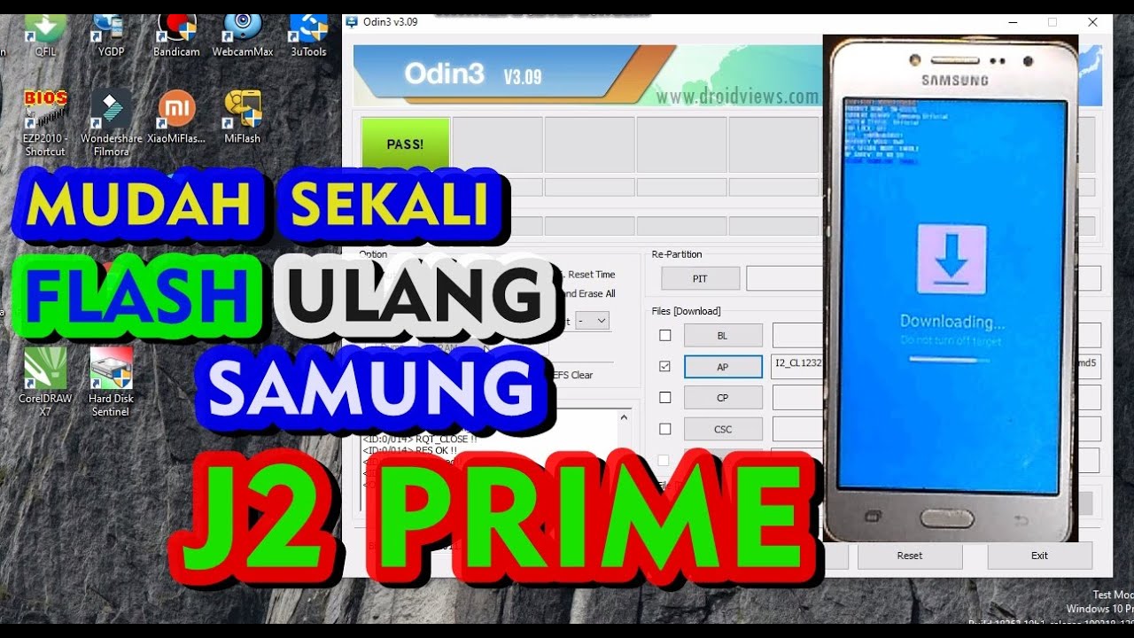 FLASH SAMSUNG J2 PRIME, MUDAH SEKALI!!!! - YouTube